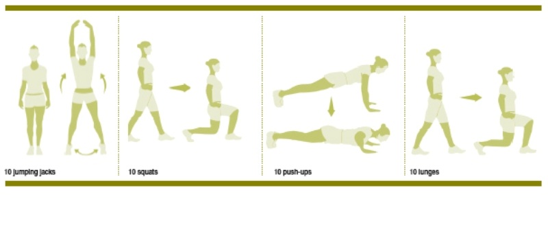 Burn-600-Calories-a-Day-With-This-4-Minute-Workout - Women Daily Magazine