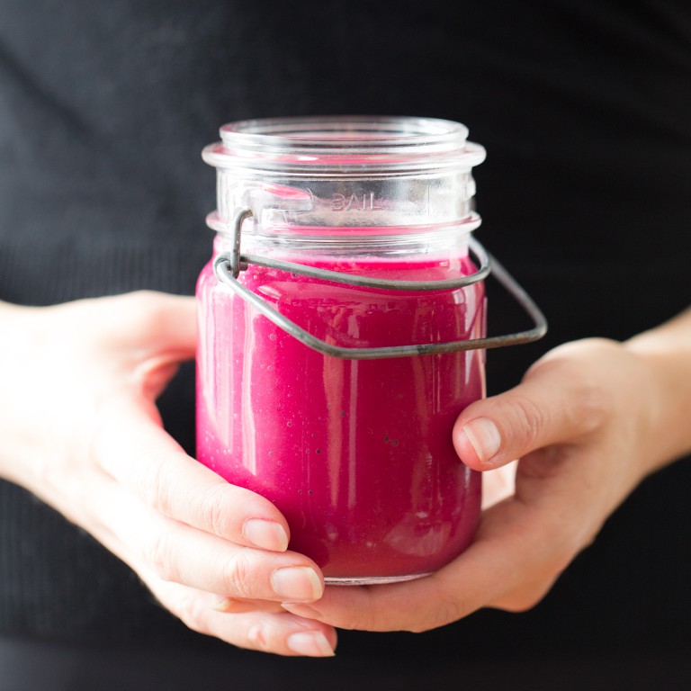 Here Is The Most-Requested Recipe For The Pink Breakfast Smoothie ...