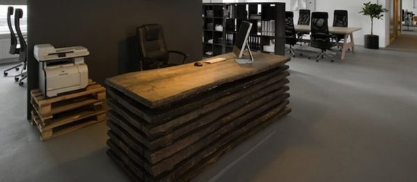 How to Design Your Industrial Office with the Right Reception Desk ...
